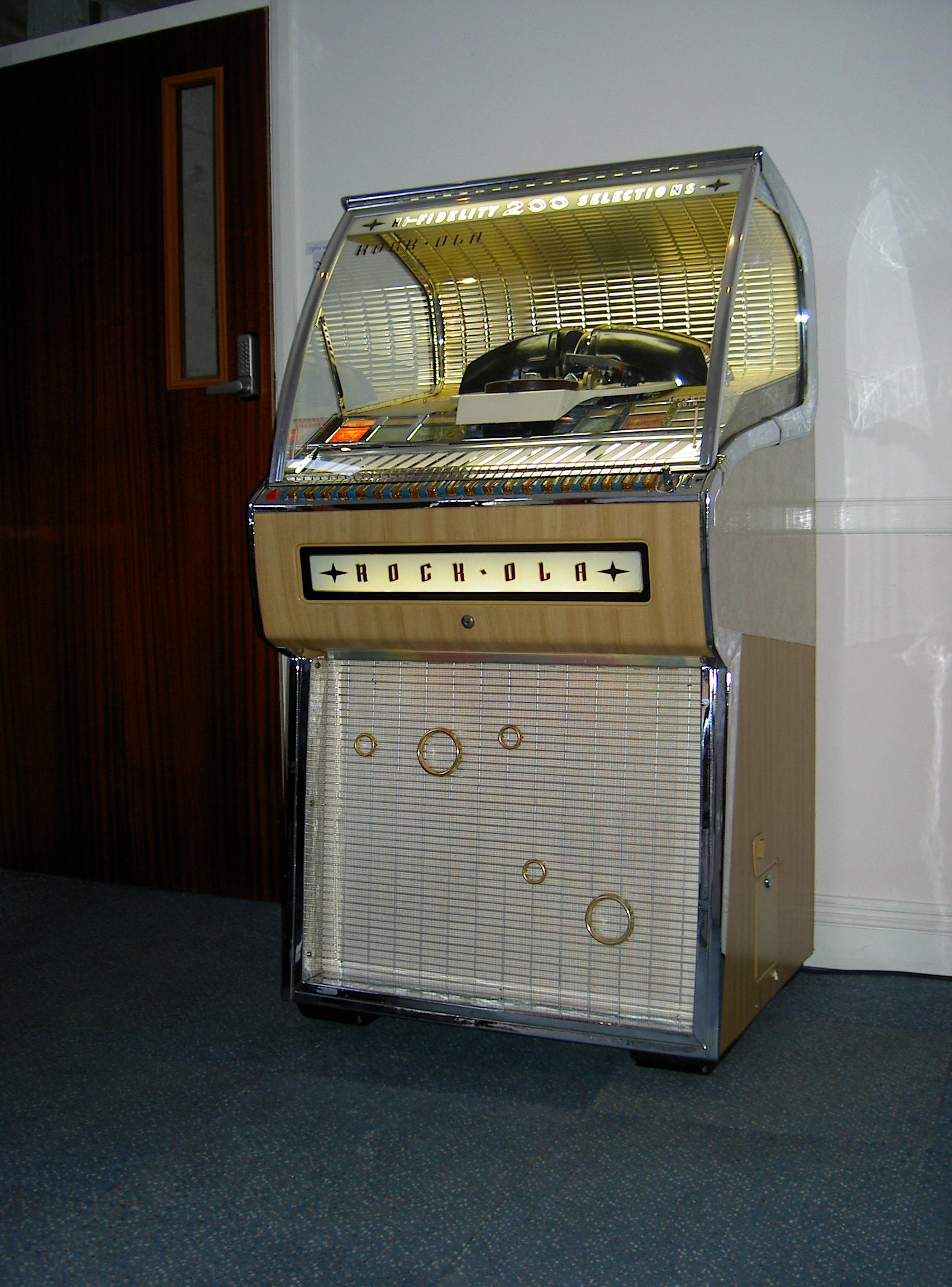 Manufacturer of jukeboxes - David C.Rock-Ola manufacturer of jukeboxes